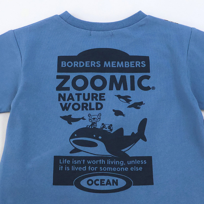 ZOOMIC キッズ Tシャツ 半袖 くじら クジラ アニマル ポケット 動物 くま 男の子 女の子ZOOMIC ズーミック ベビー トップス カットソー : ZOOLAND - 通販 ...