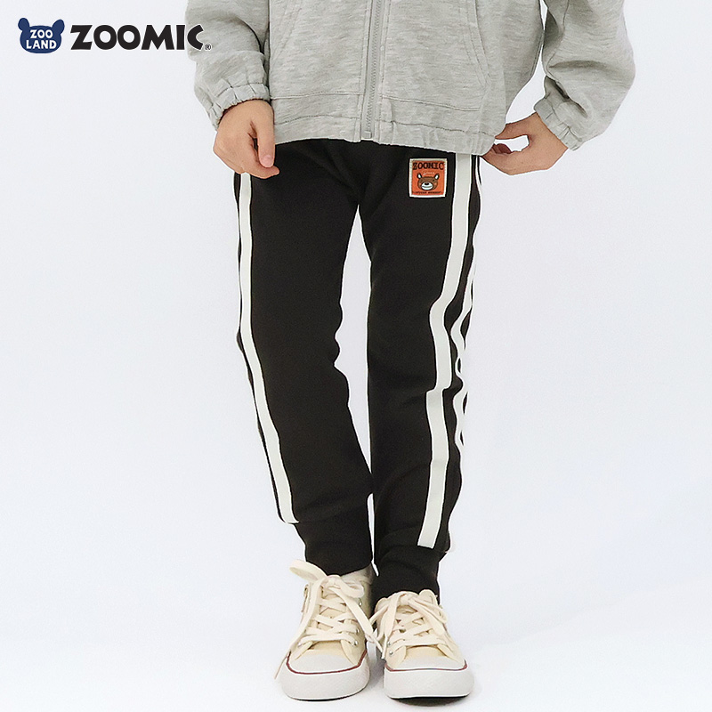 ZOOMIC（ズーミック） キッズ ロングパンツ ライン 男の子 女の子 ミニ裏毛 ZOOMIC 80 90 95 100 110 120 130 ベビー ズボン サルエル リブ ボトムス ...