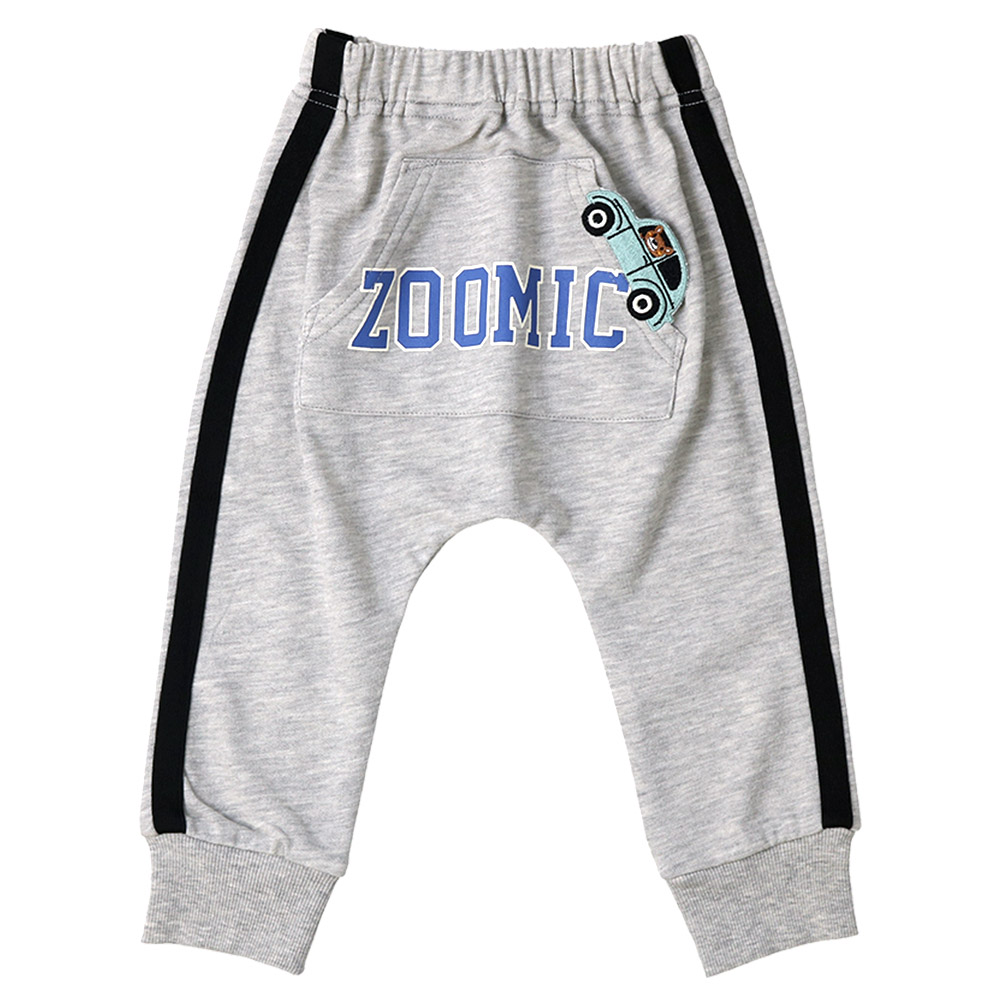 ZOOMIC（ズーミック） キッズ ロングパンツ ライン 男の子 女の子 ミニ裏毛 ZOOMIC 80 90 95 100 110 120 130 ベビー ズボン サルエル リブ ボトムス ...