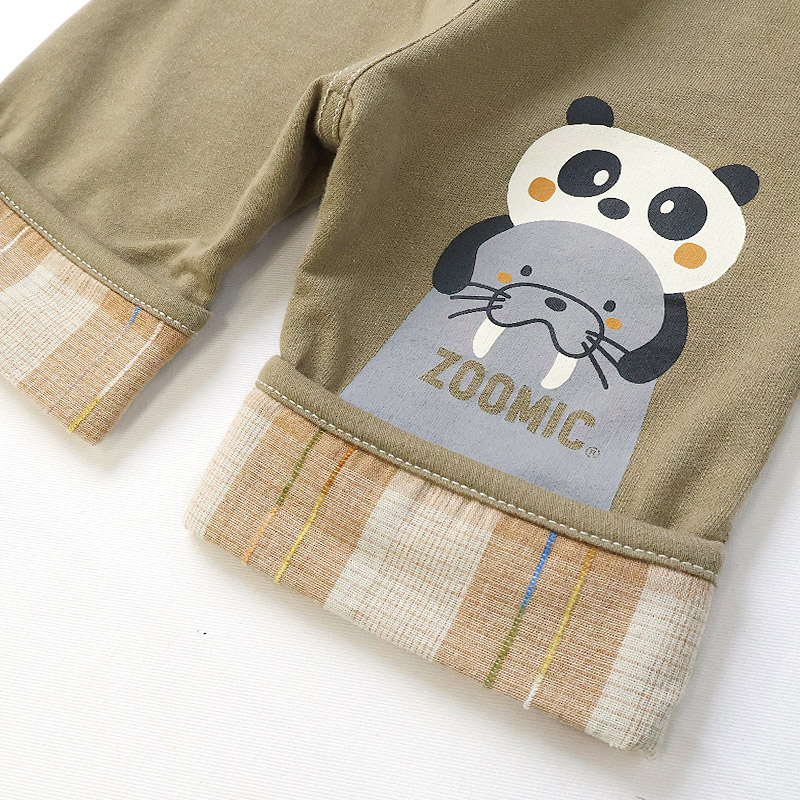 ZOOMIC キッズ 5分丈パンツ ハーフパンツ 男の子 女の子 ニットデニム 折り曲げパンツ ズーミック ベビー ストレッチ ズボン ボトムス 伸縮 : ZOOLAND - 通販 ...