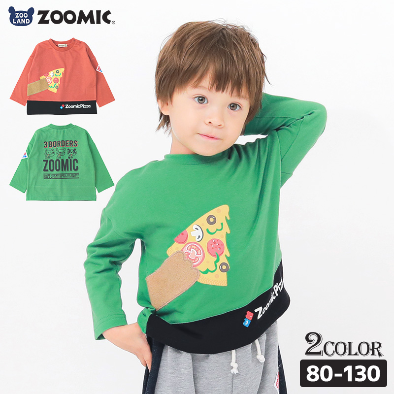 ZOOMIC（ズーミック） ロンT キッズ ベビー 長袖 Tシャツ 長そで tシャツ トップス キャラクター 男の子 女の子 天竺 80cm 90cm 95cm 100cm 110cm ...