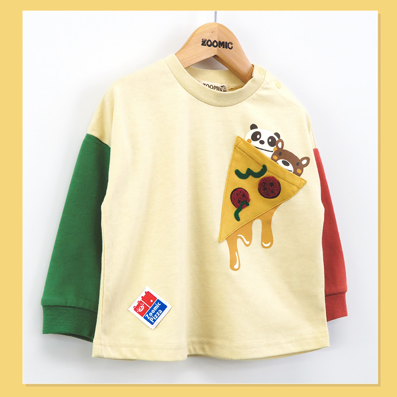 ZOOMIC（ズーミック） ロンT キッズ ベビー 長袖 Tシャツ 長そで tシャツ トップス キャラクター 男の子 女の子 天竺 80cm 90cm 95cm 100cm 110cm ...