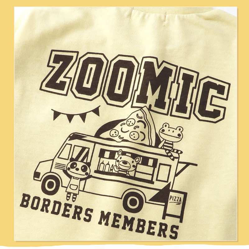 ZOOMIC（ズーミック） ロンT キッズ ベビー 長袖 Tシャツ 長そで tシャツ トップス キャラクター 男の子 女の子 天竺 80cm 90cm 95cm 100cm 110cm ...