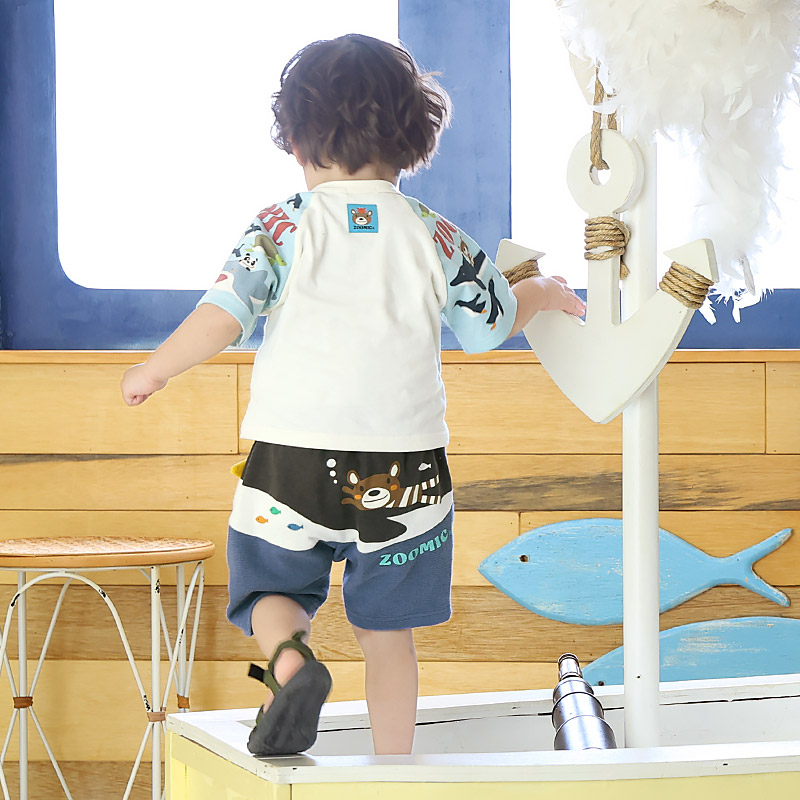 ZOOMIC キッズ 5分丈パンツ ハーフパンツ 男の子 女の子 イージーパンツ ズーミック ベビー ストレッチ ズボン ボトムス 短パン ジャカード : ZOOLAND - 通販 ...