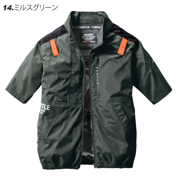 バートル AC2016 AC半袖ブルゾン＜服のみ＞ :b-2016wear:ズームオンラインショップ - 通販 - Yahoo!ショッピング