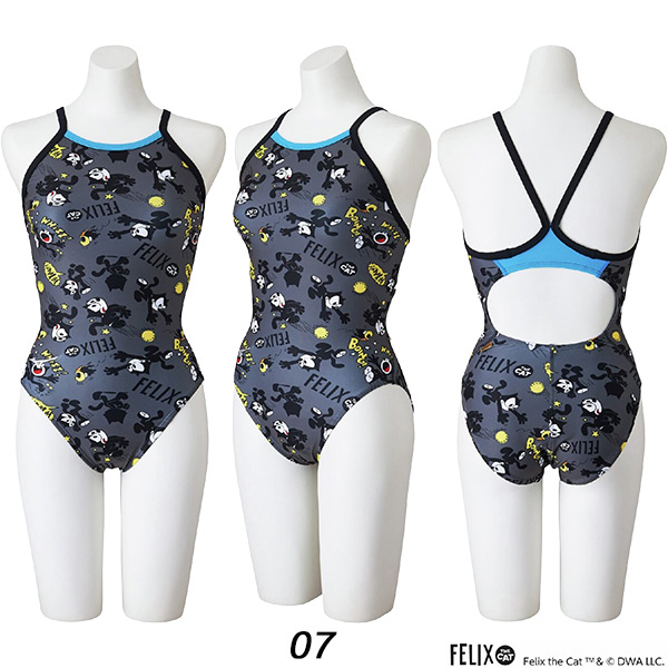 MIZUNO（ミズノ） フィリックス・ザ・キャット 限定 ジュニア 女子 競泳水着 練習用 ガールズ/女の子 ミディアムカット N2MAD991 : スポーツジュエン Yahoo!店 - 通販 ...