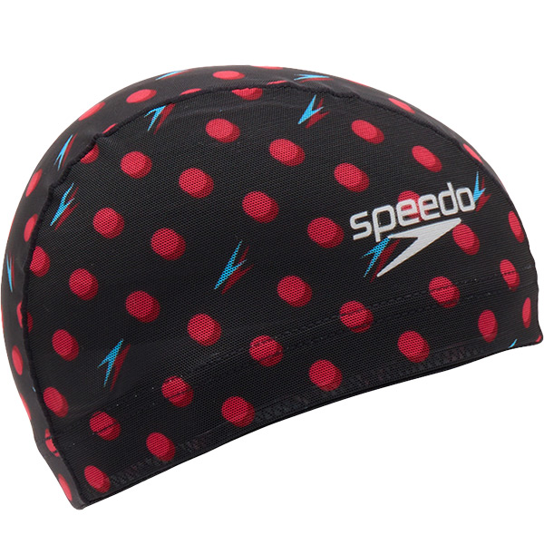 speedo スピード スイムキャップ メッシュキャップ BOOM DOTS MESH CAP SE12505 RT : スポーツジュエン ...