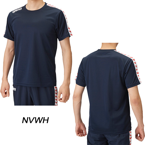 アリーナ（arena） 男女兼用 プールサイドウェア チームラインTシャツ AS6SHT10U : スポーツジュエン 総合館 - 通販 - Yahoo!ショッピング